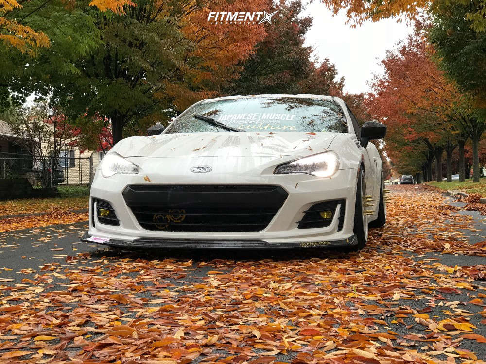 2017 Subaru BRZ Limited with 17x9.5 OEM Wheels Sawblades and Michelin ...