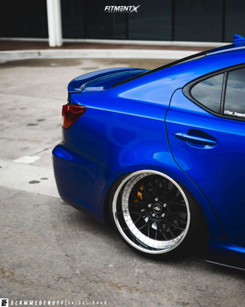 2008 Lexus IS F 4dr Sedan (5.0L 8cyl 8A) with 19x9.5 Work VS XX and ...