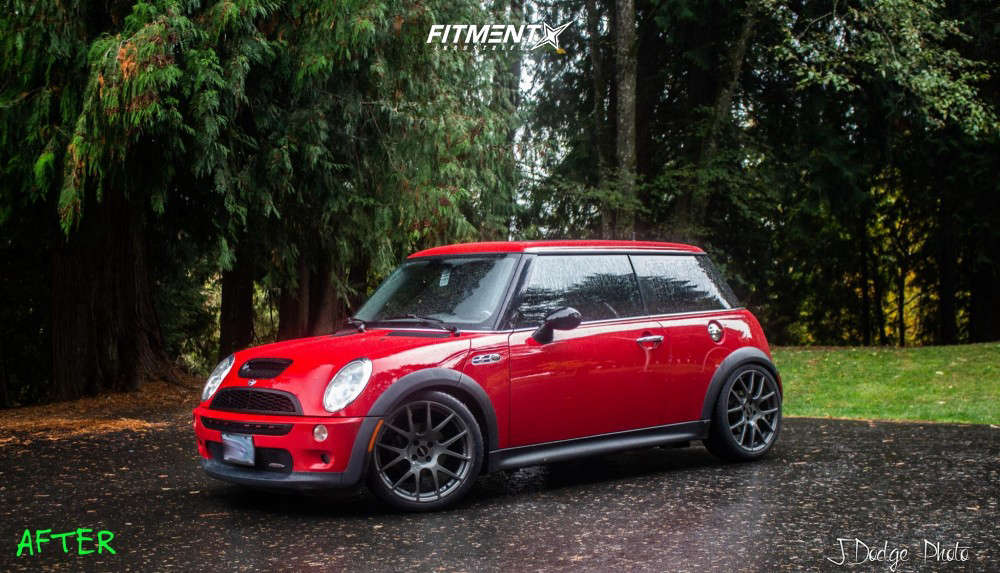 2004 Mini Cooper S with 18x7.5 Neuspeed Rse 12 and Continental 215x40 ...
