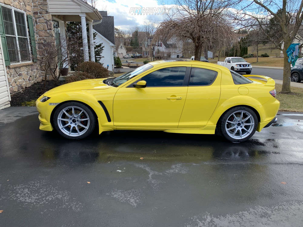 2004 Mazda RX-8 Base with 18x8.5 Enkei TS9 and Cooper 245x40 on ...