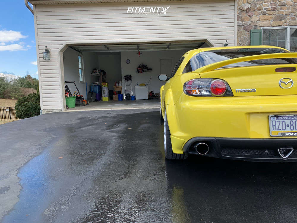 2004 Mazda RX-8 Base with 18x8.5 Enkei TS9 and Cooper 245x40 on ...