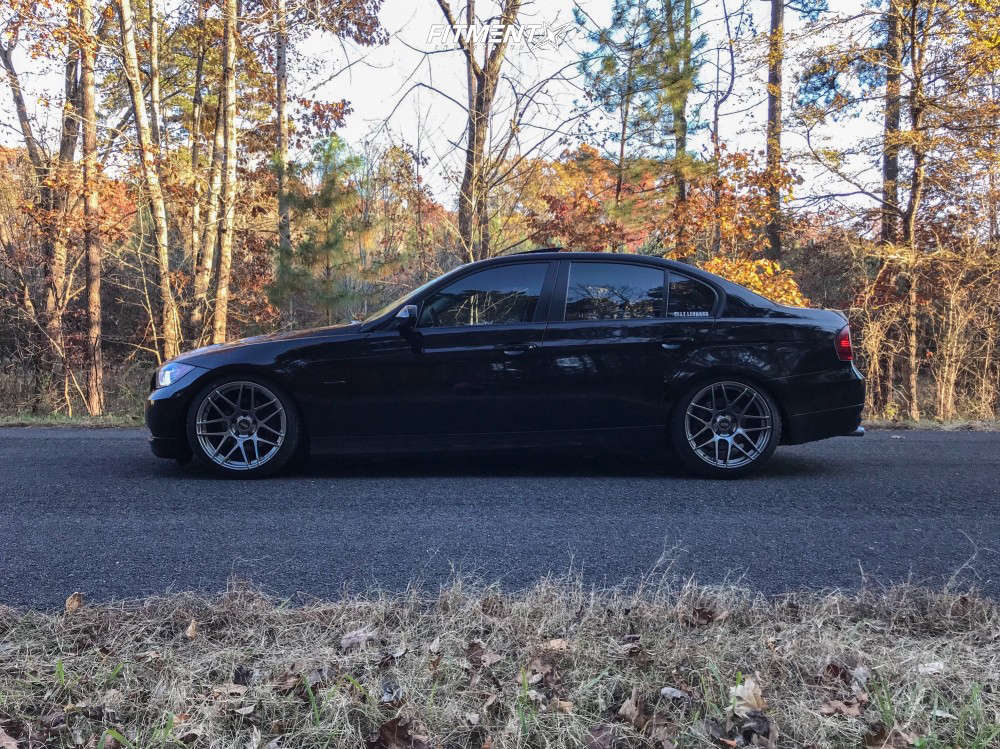 2006 BMW 325i Base with 18x8.5 ESR Rf1 and Sumitomo 225x40 on Lowering ...