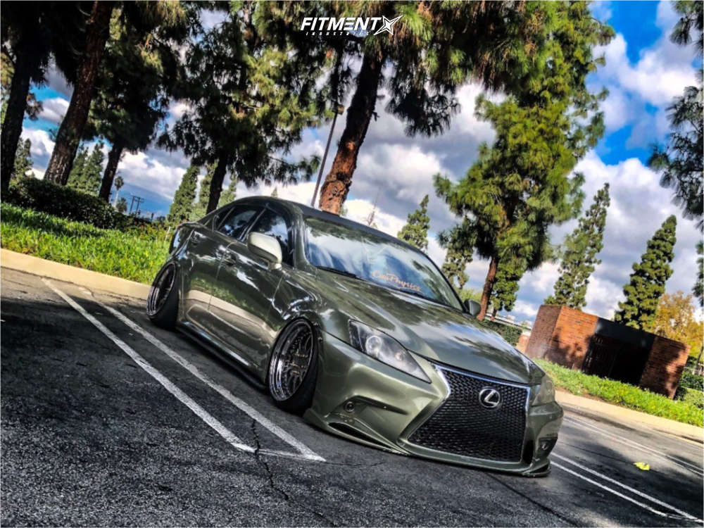 2006 Lexus IS350 Base with 18x11 GMR Ds-5 and Federal 225x35 on Air Suspension | 525882 ...