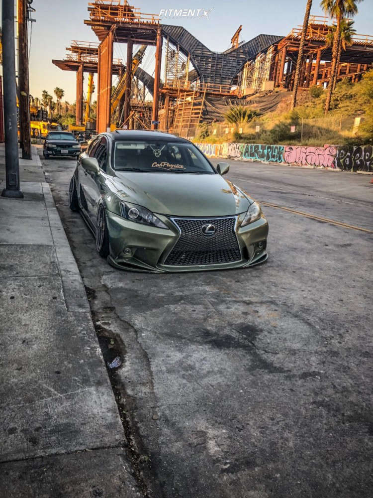 2006 Lexus IS350 Base with 18x11 GMR Ds-5 and Federal 225x35 on Air ...