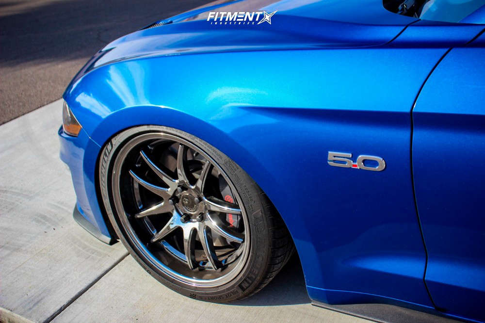 2018 Ford Mustang GT Premium with 19x9.5 Aodhan DS02 and Michelin ...