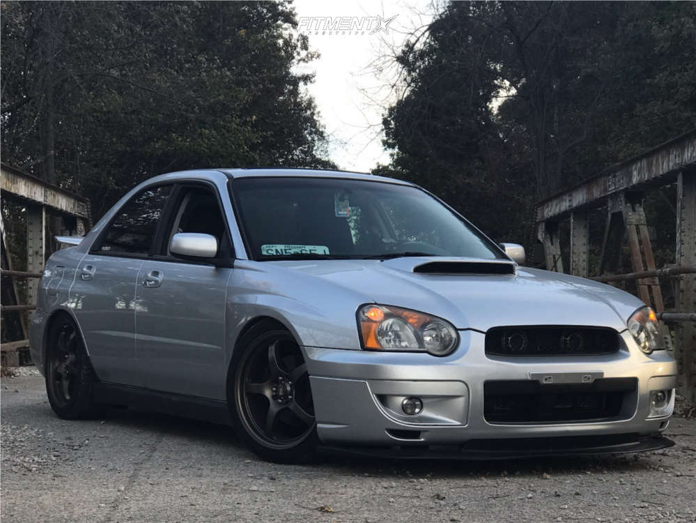 2004 Subaru WRX Base with 18x8 Motegi Traklite and Michelin 235x40 on ...