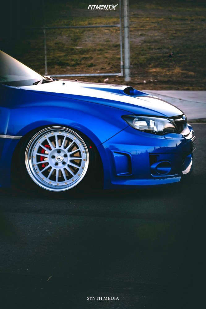 2011 Subaru WRX Base with 18x10.5 SSR TF1 and Hankook 235x40 on Air ...