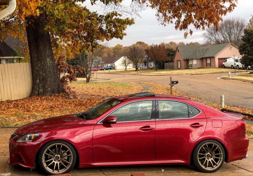 2012 Lexus IS250 Base with 18x9.5 AVID1 AV20 and Lexani 225x40 on ...