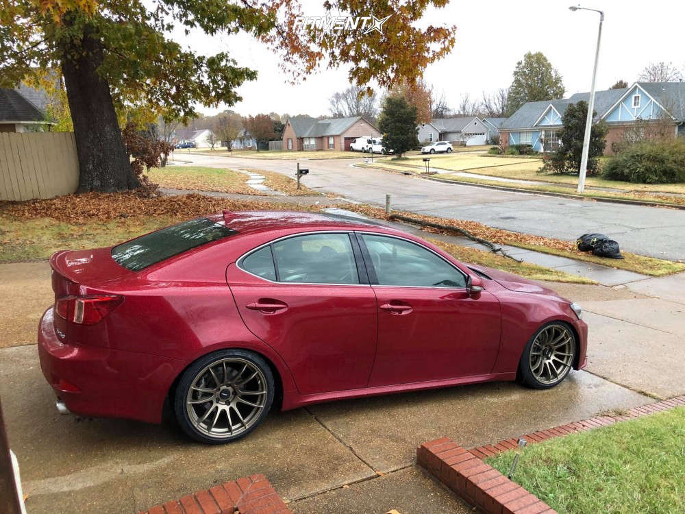 2012 Lexus IS250 Base with 18x9.5 AVID1 AV20 and Lexani 225x40 on ...
