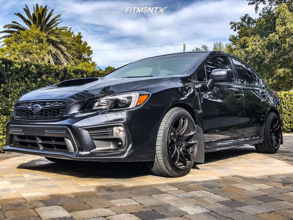 2018 Subaru WRX Base with 18x9.5 Vordoven Forme 9 and Sumitomo 225x45 ...