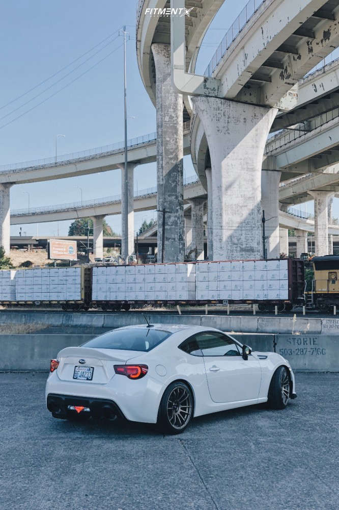 2013 Subaru BRZ Limited with 18x9.5 AVID1 AV20 and Continental 235x40 on Coilovers | 529516 ...