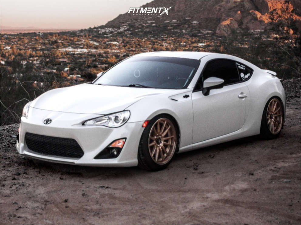 2014 Scion FR-S Base with 18x9.5 Cosmis Racing R1 and Nankang 235x40 on ...