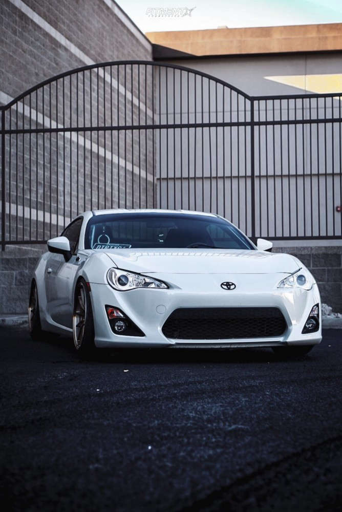 2014 Scion FR-S Base with 18x9.5 Cosmis Racing R1 and Nankang 235x40 on ...