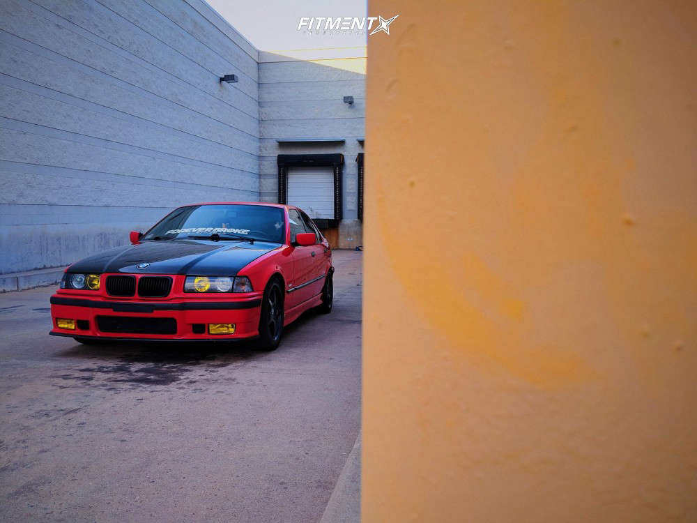 1997 BMW 328i Base with 17x8 SSR Integral A2 and Nokian 235x45 on ...