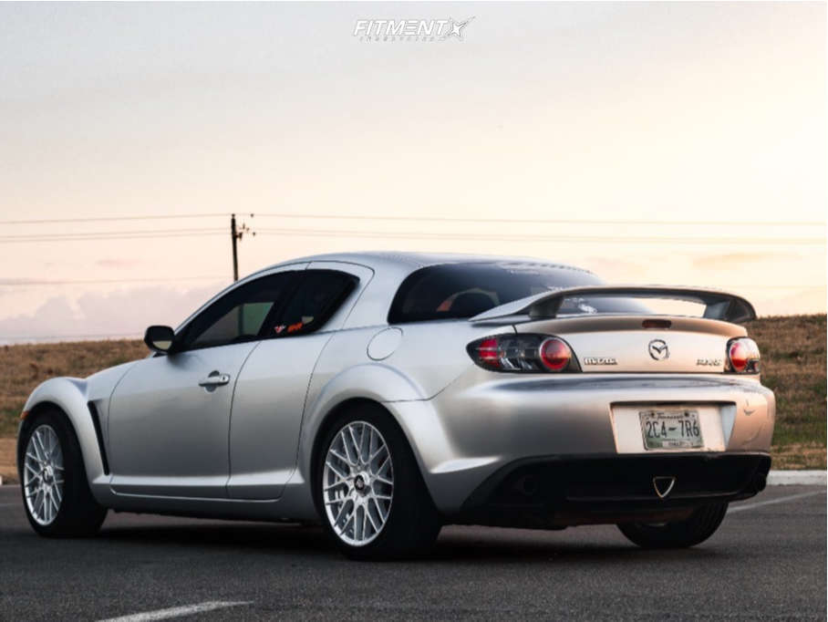 2006 Mazda RX-8 Base with 18x8.5 Rotiform Rse and Goodyear 245x40 on ...