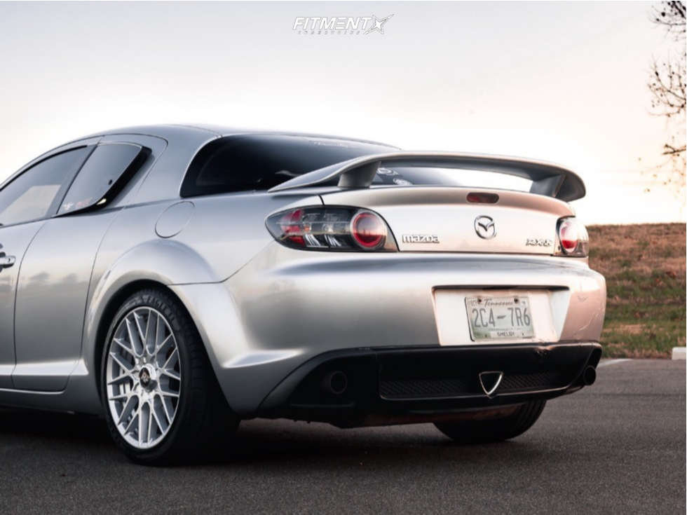 2006 Mazda RX-8 Base with 18x8.5 Rotiform Rse and Goodyear 245x40 on ...