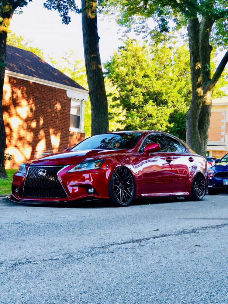 2006 Lexus IS250 4dr Sedan (2.5L 6cyl 6A) with 20x8.5 F1R F103 and ...