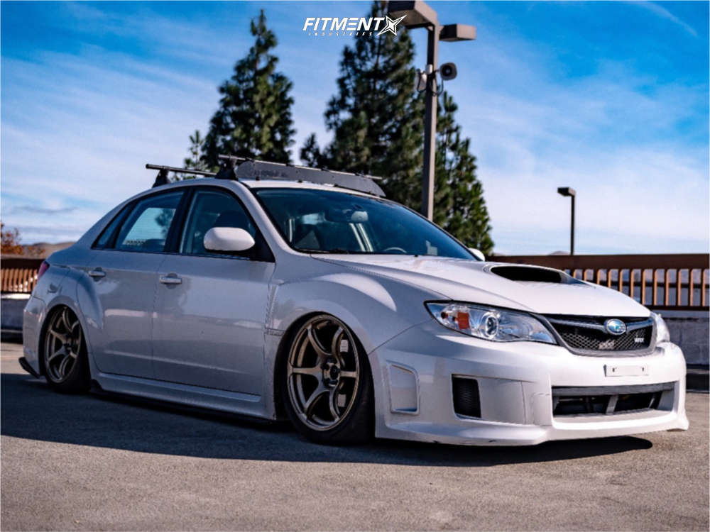 2014 Subaru WRX Limited with 18x10.5 Advan Rgiii and Hankook 265x35 on Air Suspension | 530637 ...
