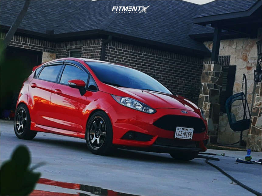 2014 Ford Fiesta ST with 17x8.5 Rota Grid and Kumho 225x45 on Stock ...