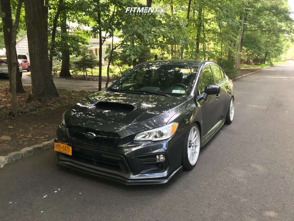 2018 Subaru WRX Base with 18x9.5 Cosmis Racing R1 and Nankang 265x35 on ...