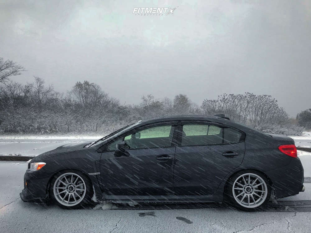 2018 Subaru WRX Base with 18x9.5 Cosmis Racing R1 and Nankang 265x35 on ...