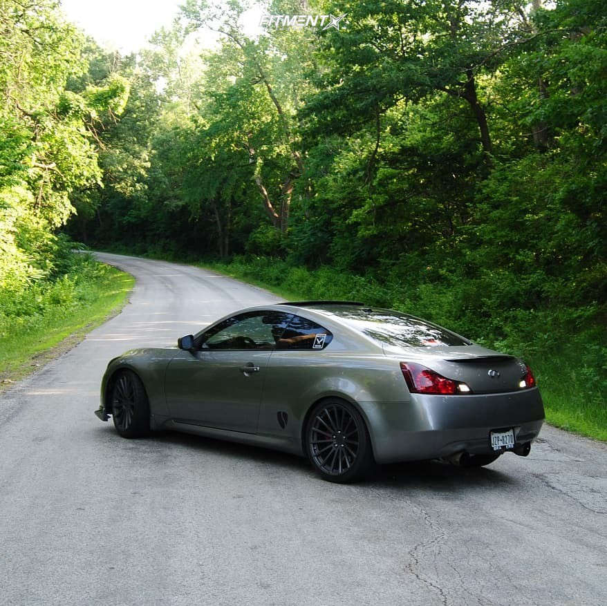 2008 INFINITI G37 Sport with 20x8.5 TSW Chicane and Nitto 245x30 on ...