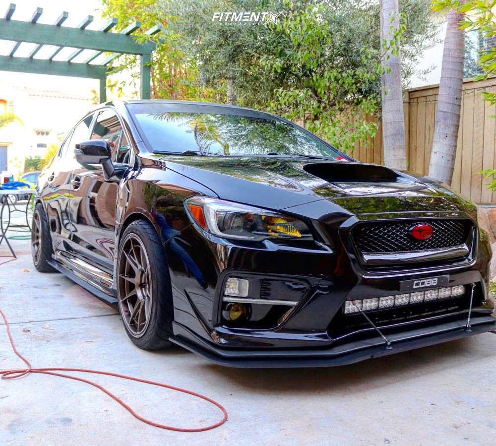2015 Subaru WRX Base with 18x9.5 ESR Sr13 and Federal 255x35 on ...