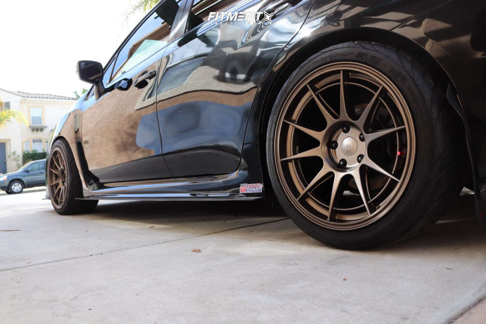 2015 Subaru WRX Base with 18x9.5 ESR Sr13 and Federal 255x35 on ...