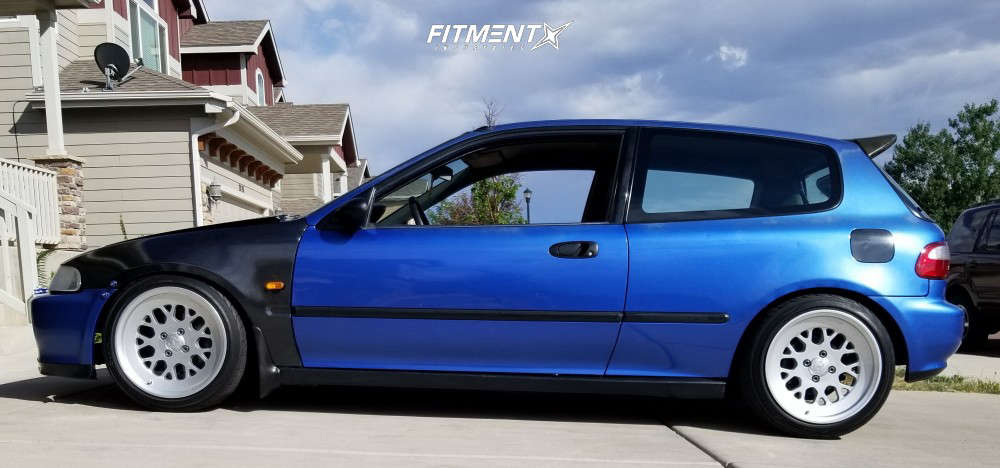 1993 Honda Civic CX with 16x8 Fifteen52 Formula Tr and Yokohama 195x45 ...