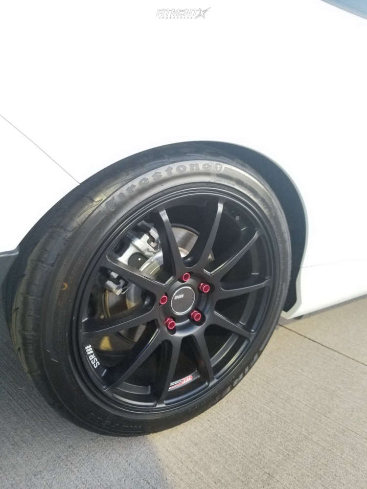 2017 Honda Civic Si with 18x8.5 SSR Gtv02 and Firestone 245x40 on Lowering Springs | 531731 ...