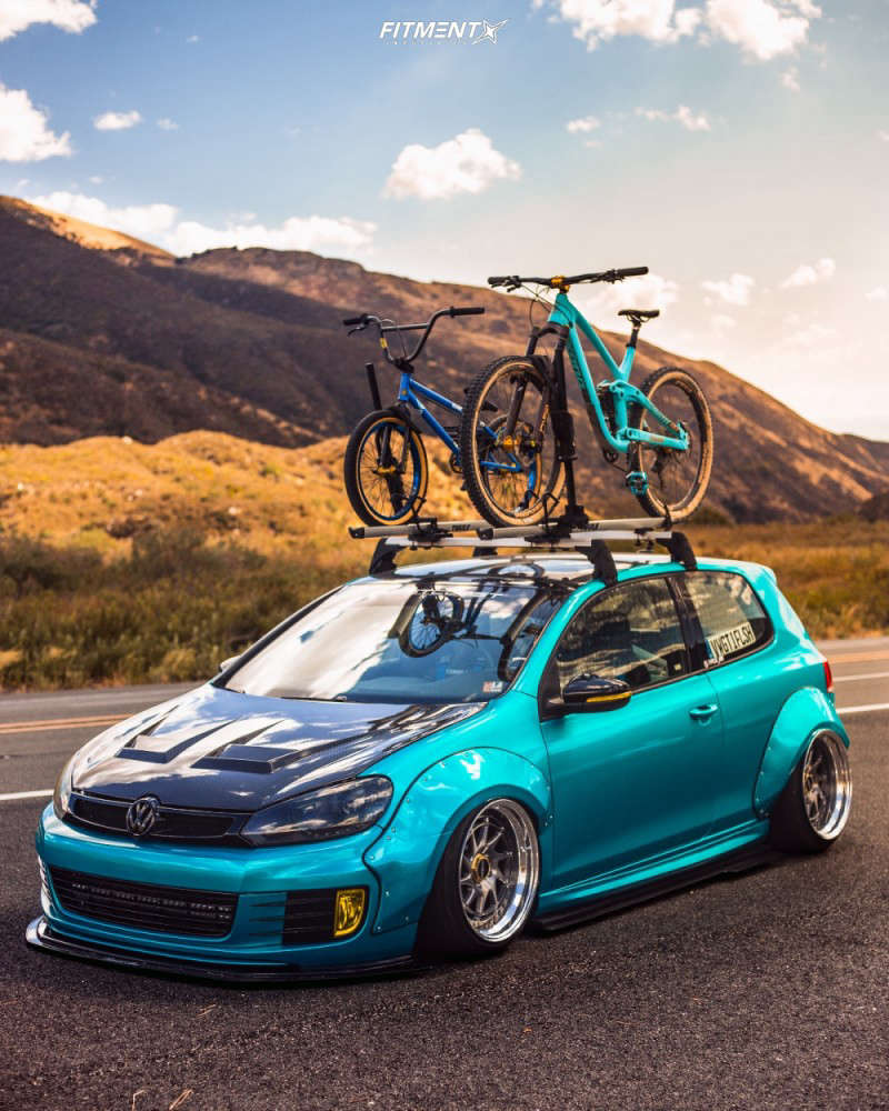 2011 Volkswagen GTI Base with 18x10.5 Rotiform YVR and Nankang 235x40 ...