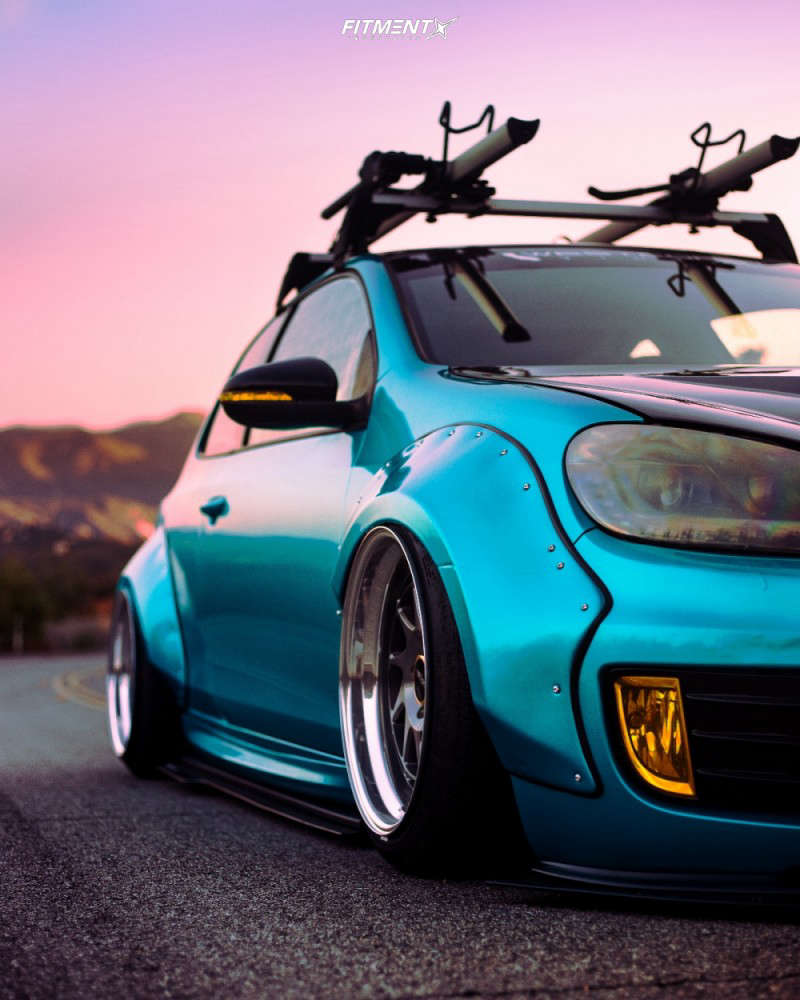 2011 Volkswagen GTI Base with 18x10.5 Rotiform YVR and Nankang 235x40 ...