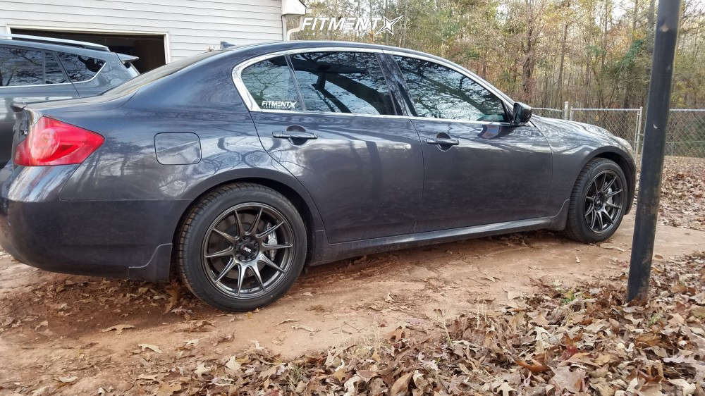 2009 INFINITI G37 Sport with 18x8.75 XXR 527 and Falken 245x45 on Stock Suspension | 532618 ...