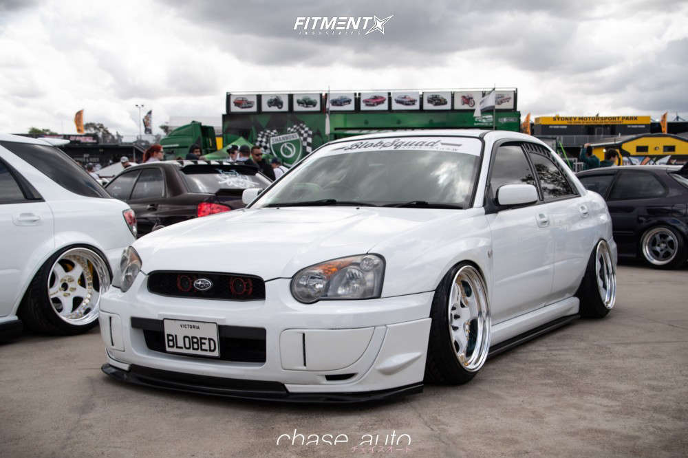 2004 Subaru Impreza RS with 18x10 Work Meister S1 3p and Achilles ...