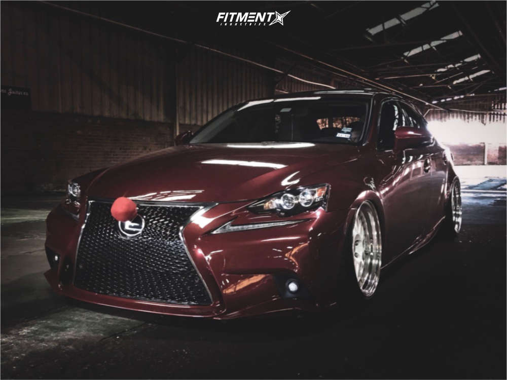 2015 Lexus IS250 Base with 18x9.5 Work VS XX and Falken 225x40 on Air ...