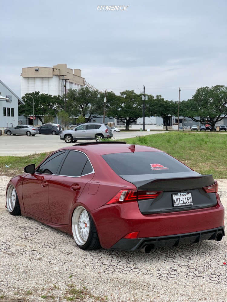 2015 Lexus IS250 Base with 18x9.5 Work VS XX and Falken 225x40 on Air ...