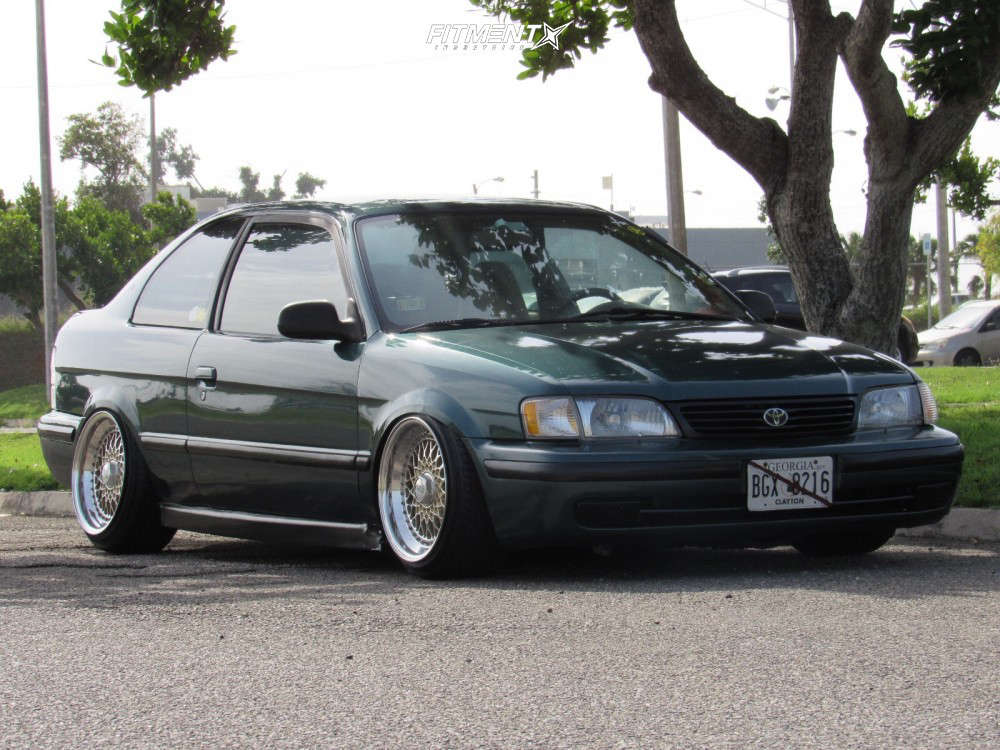 1999 Toyota Tercel CE with 16x10 BBS Rs and Nankang 205x40 on Coilovers ...