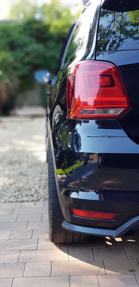 2016 Volkswagen Polo Base with 17x8 Rotiform Las-r and Nankang 215x40 ...