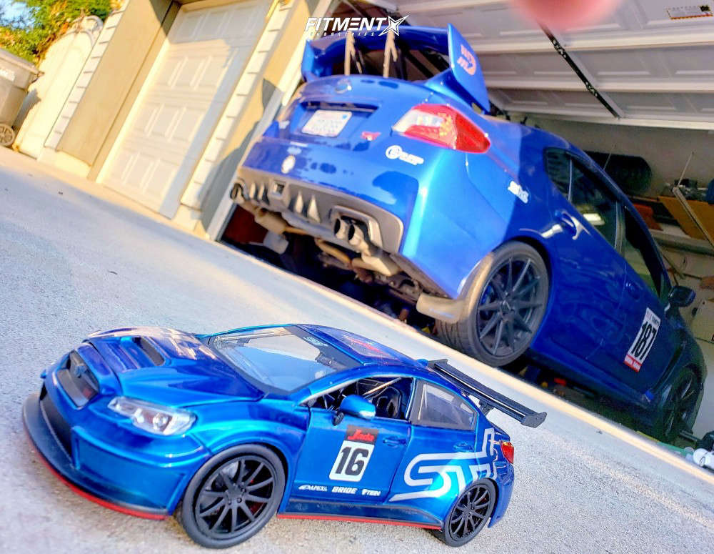 2015 Subaru WRX Base with 19x8.5 Varro Vd10 and Falken 255x35 on Stock Suspension | 534877 ...