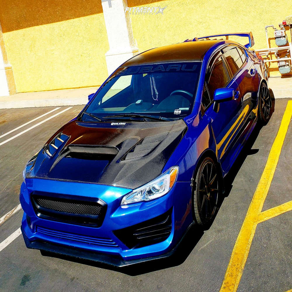 2015 Subaru WRX Base with 19x8.5 Varro Vd10 and Falken 255x35 on Stock Suspension | 534877 ...