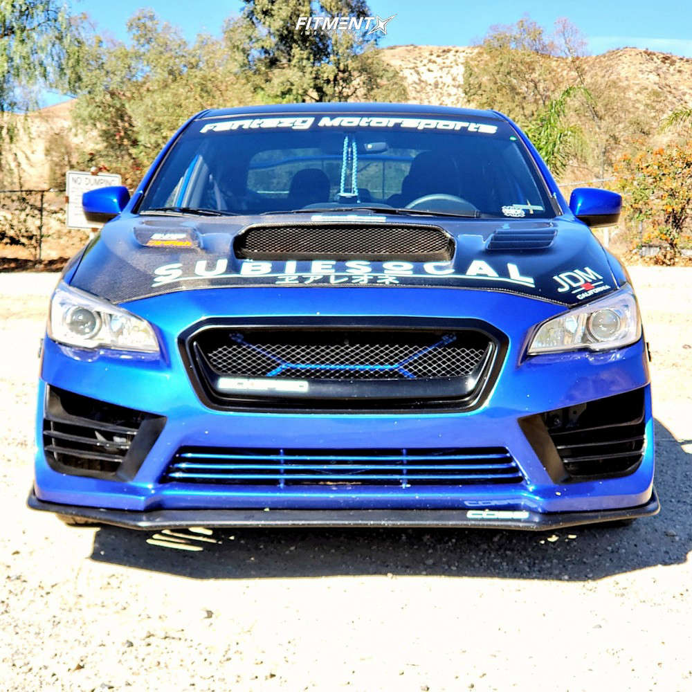 2015 Subaru WRX Base with 19x8.5 Varro Vd10 and Falken 255x35 on Stock Suspension | 534877 ...