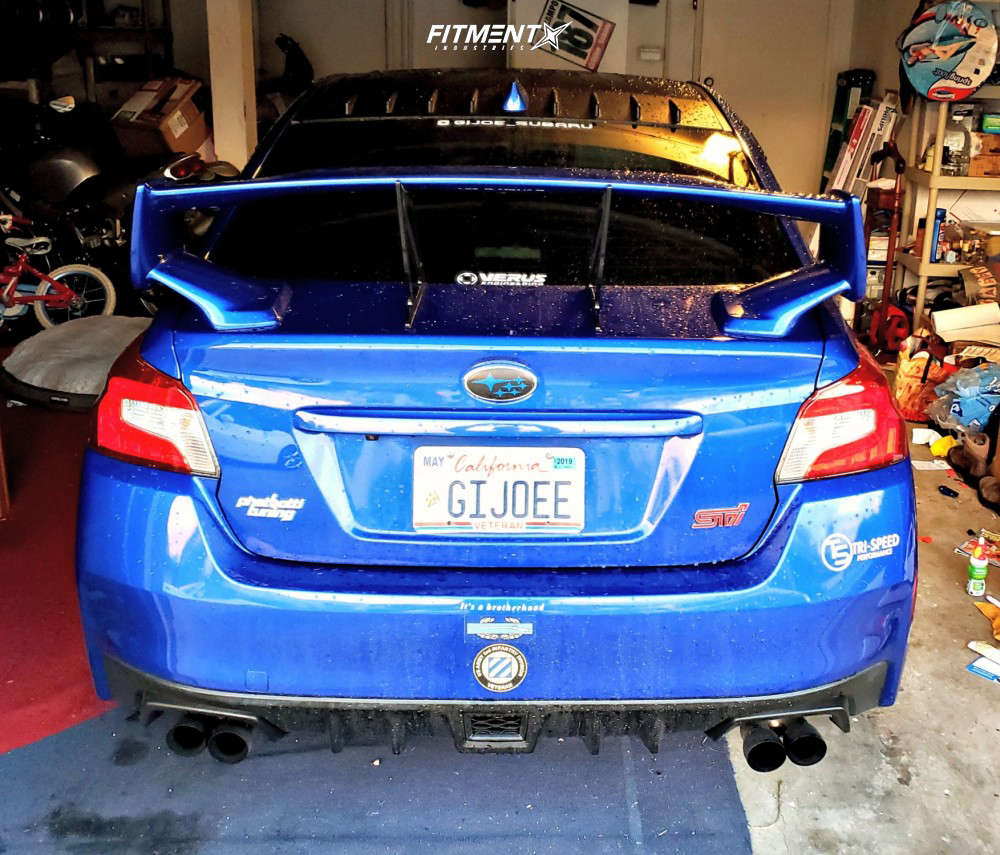 2015 Subaru WRX Base with 19x8.5 Varro Vd10 and Falken 255x35 on Stock Suspension | 534877 ...
