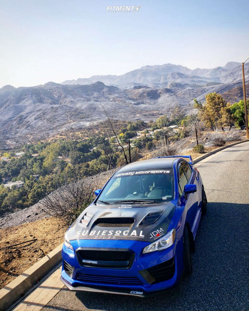 2015 Subaru WRX Base with 19x8.5 Varro Vd10 and Falken 255x35 on Stock Suspension | 534877 ...