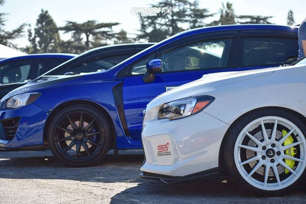 2015 Subaru WRX Base with 19x8.5 Varro Vd10 and Falken 255x35 on Stock ...