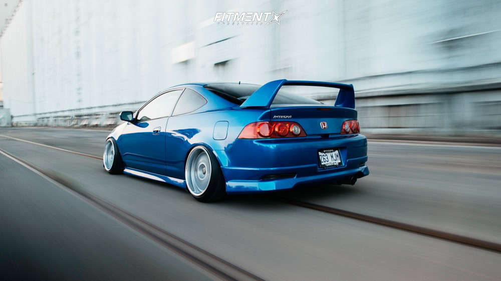 2006 Acura RSX Type-S with 17x9.5 Work VS XX and Nankang 205x40 on Air ...