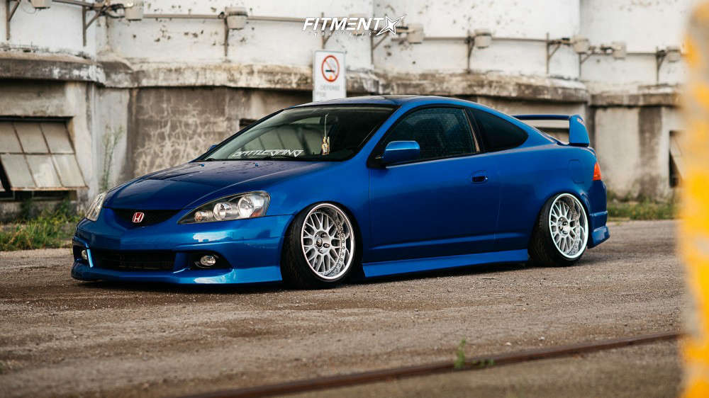 2006 Acura RSX Type-S with 17x9.5 Work VS XX and Nankang 205x40 on Air ...