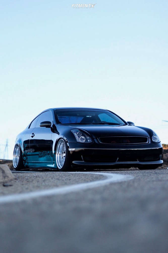 2007 INFINITI G35 2dr Coupe (3.5L 6cyl 6M) with 19x11 Aodhan Ah02 and ...