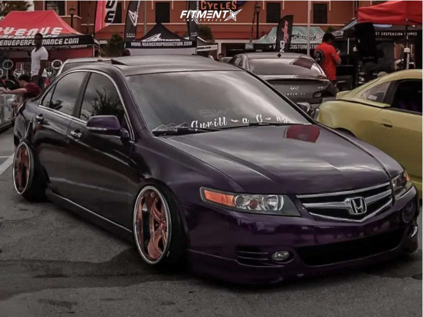 2006 Acura TSX Base with 18x10 Work VS KF and Federal 215x35 on Air ...