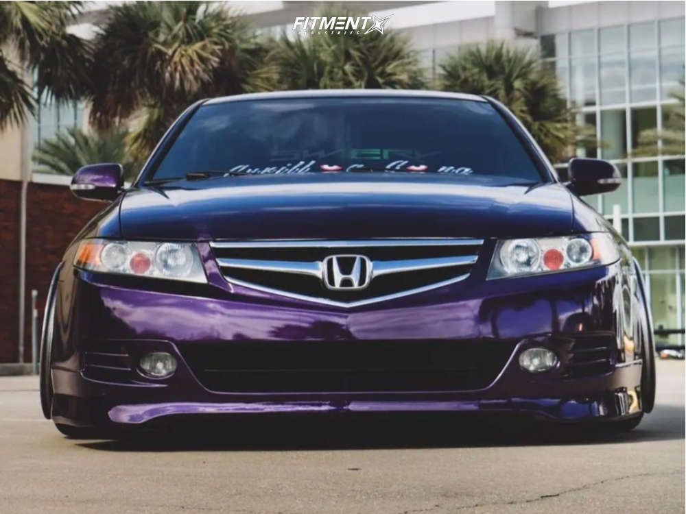 2006 Acura TSX Base with 18x10 Work VS KF and Federal 215x35 on Air ...