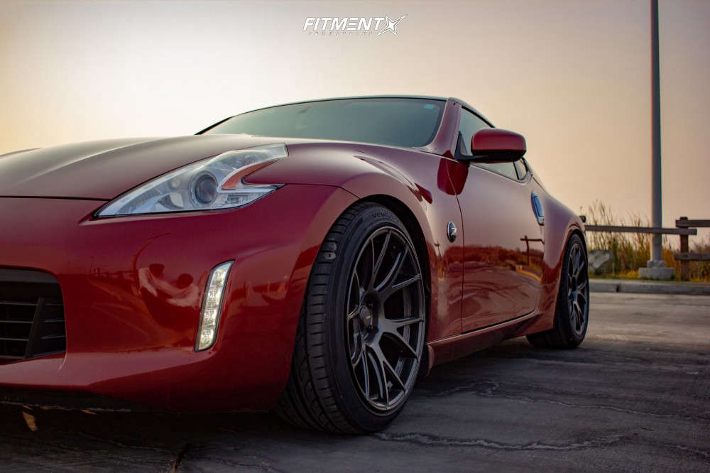 2014 Nissan 370Z Base with 19x9.5 Konig Ampliform and Hankook 245x40 on ...